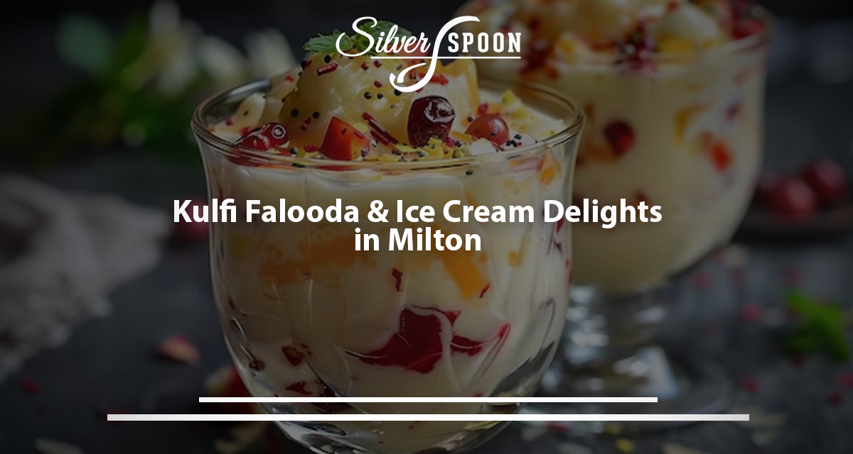 Kulfi Falooda & Ice Cream Delights in Milton | Silver Spoon